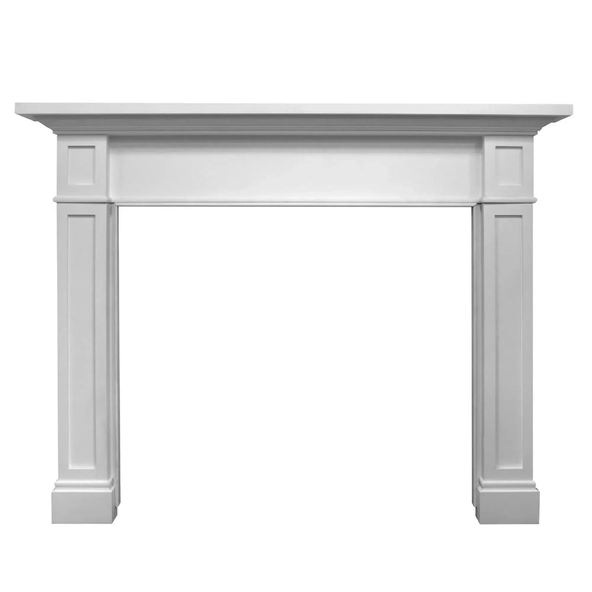 Fireside Furnishing Acadia White Primed MDF Flush A Mantel Base (AFAAM ...
