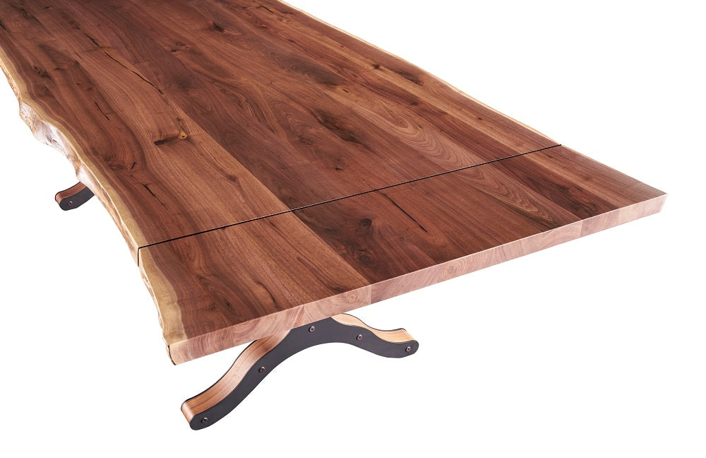 Quick Ship - 42 x 84 Live Edge Table Top with 2-12" Company Boards - W ...