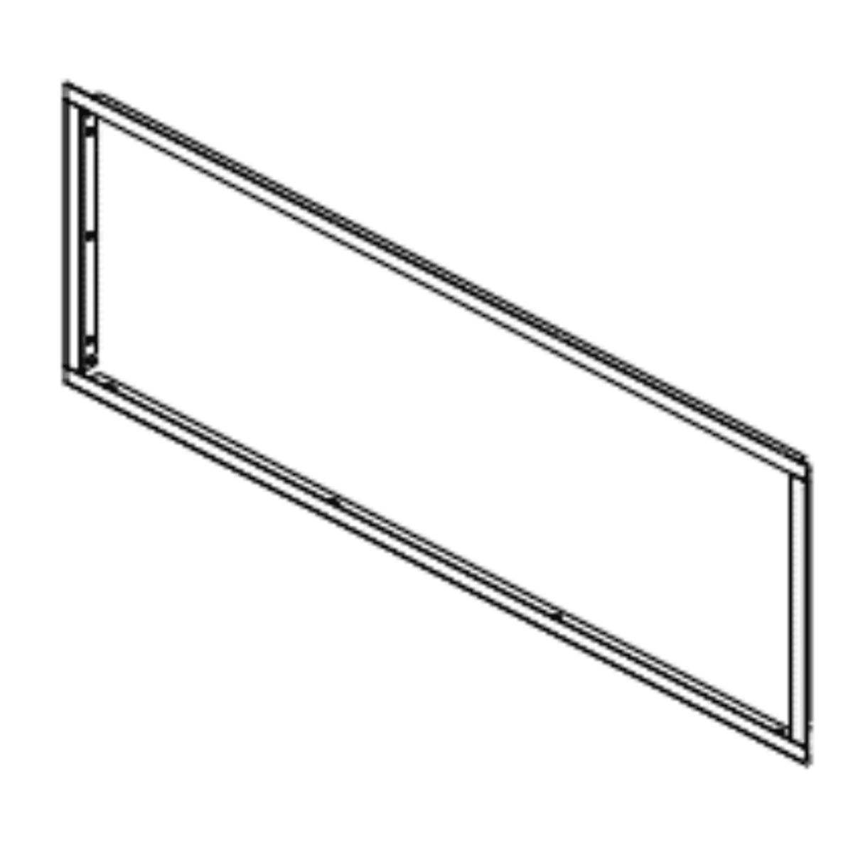 SimpliFire Trim Kit for 50" Allusion Platinum Fireplace — Urban Supply ...